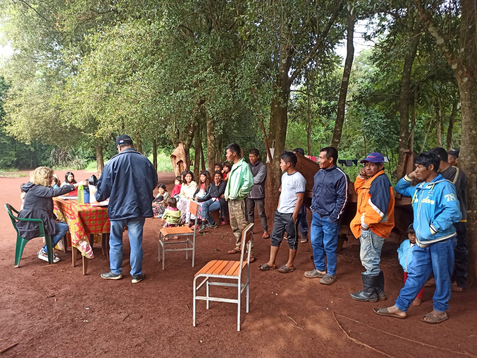 En comunidad Y’aka Marangatu se realizó reunión en el marco de Acuerdo ...